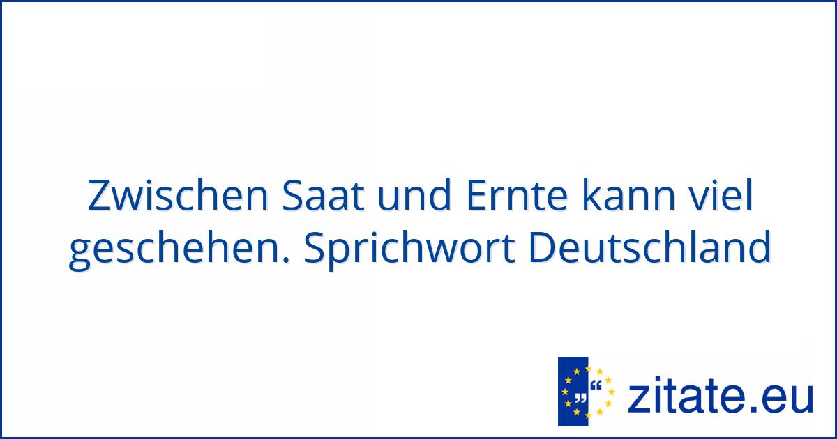 Sprichwort Deutschland | zitate.eu